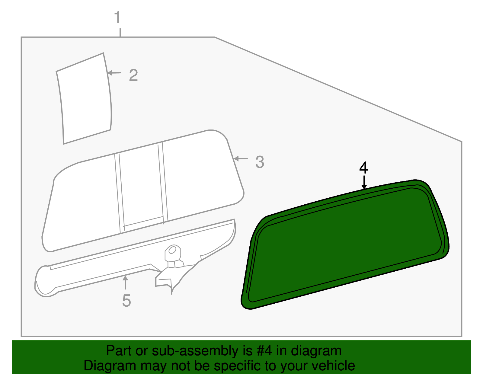 F81Z-2542084-BA - 1999-2010 Ford - Back Glass Seal | My Ford Parts
