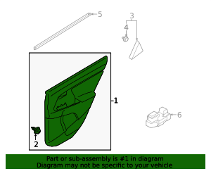 2021-2023 Kia Seltos Door Trim Panel 83308-Q5020EJ8 | QuirkParts
