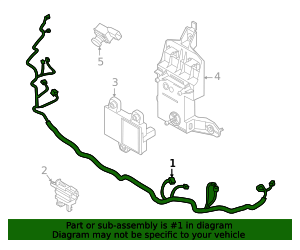 Genuine OEM Ford Part - Wire Harness LX6Z-15K867-BH | Genuine OEM Ford ...