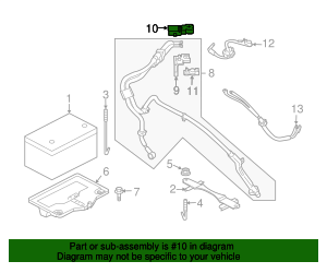 2003-2024 Nissan Positive Term Cover 24345-7993A | OEM Parts Online
