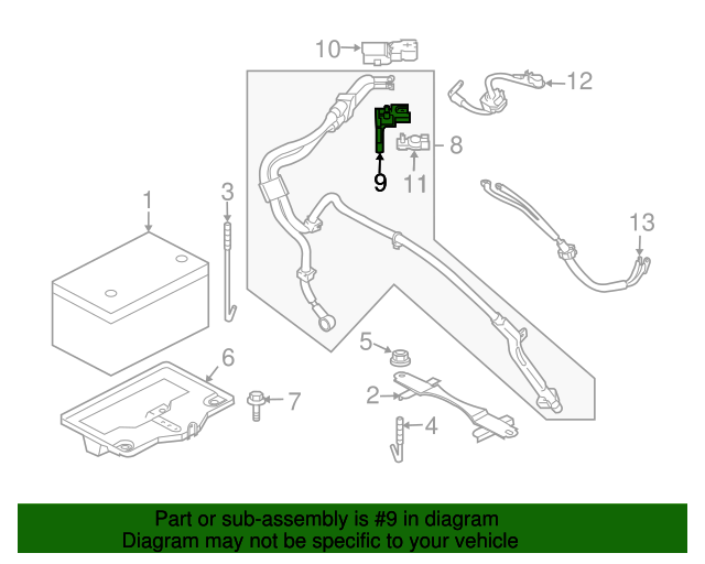 2004-2024 Nissan Positive Battery Cable Fusible Link/Fuse Holder 24380 ...