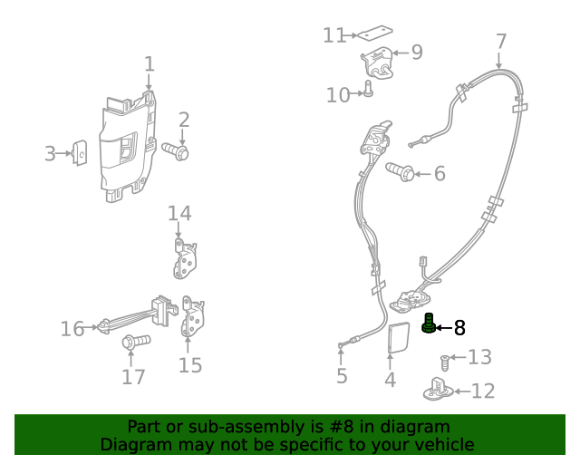 2015-2022 GM Multi-Purpose Bolt 11546703 | TascaParts.com