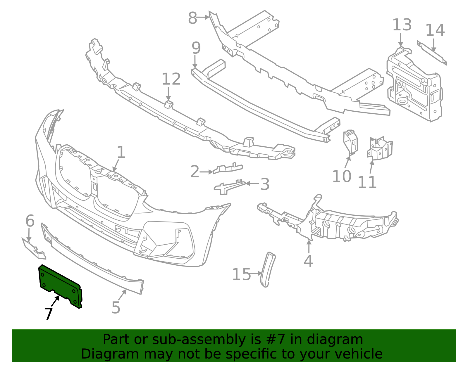 51-13-8-081-080 - License Bracket - 2022-2024 BMW X4 | BMW Parts Exchange