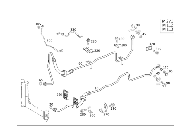 Line - Part #209-270-48-96 | Mercedes Parts Center