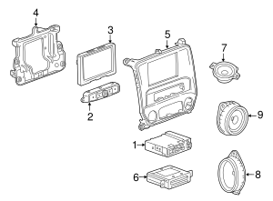 2016-2019 GM Display Unit 42430301 | OEM Parts Online