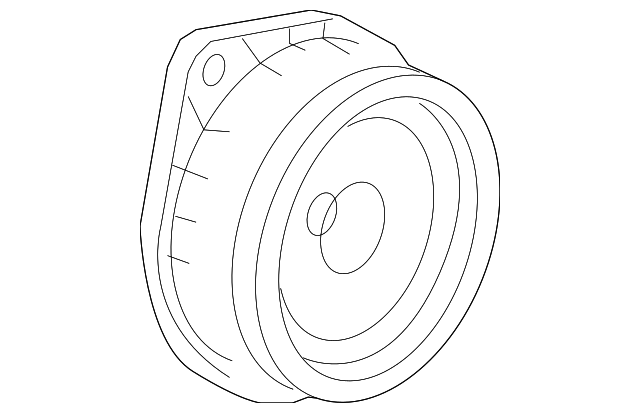 2014-2019 GM Rear Side Door Speaker 22753364 GM | GMPartsDirect.com