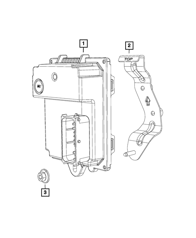 2019-2022 Ram 1500 Controller Module 68444309AE | My Mopar Parts