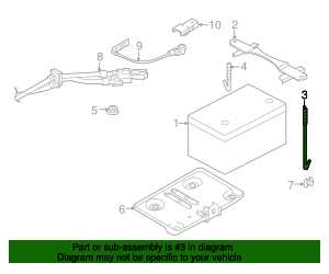 24425-8990B (244258990b) - 1990-2020 Infiniti Hold Down Strap Bolt ...