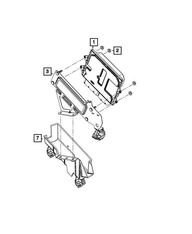 2021 Ram Engine Controller Module 68475154AB | Mopar Estores