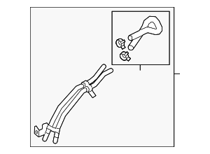 2013-2016 Hyundai Santa Fe Sport Water Pipe 97540-2W500 | OEM Parts Online