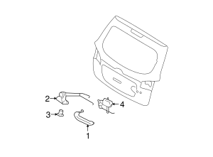 81230-2B000 - Lock Cylinder - 2007-2009 Hyundai Santa Fe | World OEM ...
