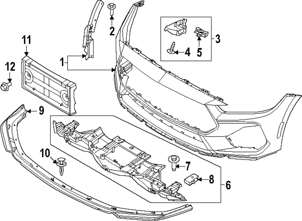 2024 Ford Mustang Bumper Cover PR3Z-17D957-BAPTM | OEM Parts Online