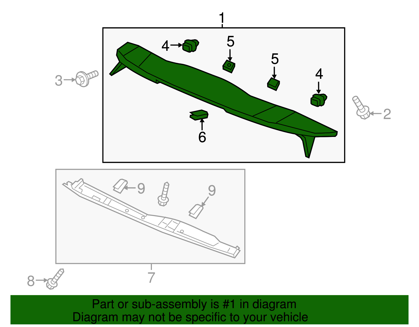 74910-T5C-023ZD - 2015-2020 Honda Fit - Spoiler Assembly Tailgate ...