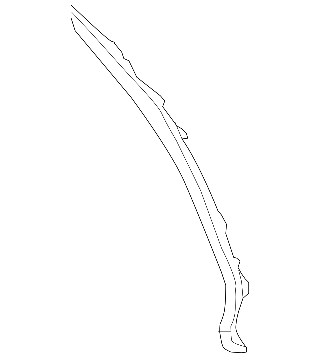 OEM 2015-2017 Toyota Yaris Side Molding Part # 53124-0D190 | Modern ...