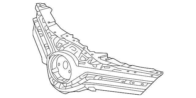 53111-0D810 - Upper Grille 2015-2017 Toyota Yaris | Ourisman Toyota Parts