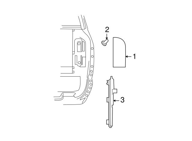 2007-2009 Dodge Tail Lamp - Passenger Side (RH) 55277302AC | TascaParts.com