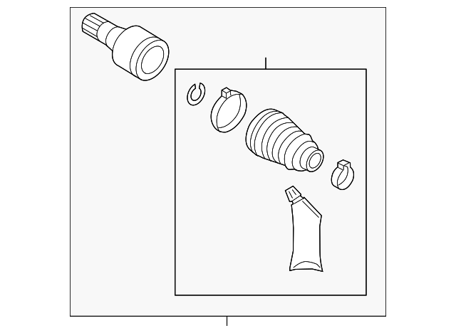 5Q0-498-103-A - Inner Joint Assembly 2017-2020 Audi | Audi OEM Parts