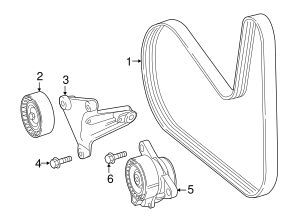 2015-2020 Mercedes-Benz V-Ribbed Belt 003-993-85-96 | Mercedes-Benz Parts