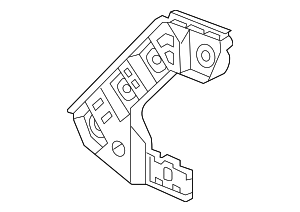 2023-2024 Volkswagen ID.4 Bumper Bracket 11K-807-393 | Wolfsburg Parts ...