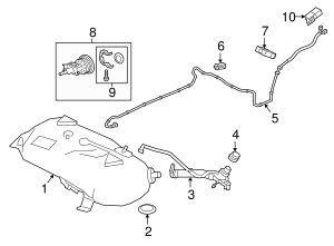 2017-2019 Jaguar Injector Clamp C2D60464 | JaguarParts.com