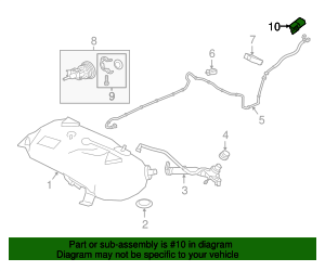 2017-2019 Jaguar Diesel Exhaust Fluid (DEF) Module C2D58533 ...