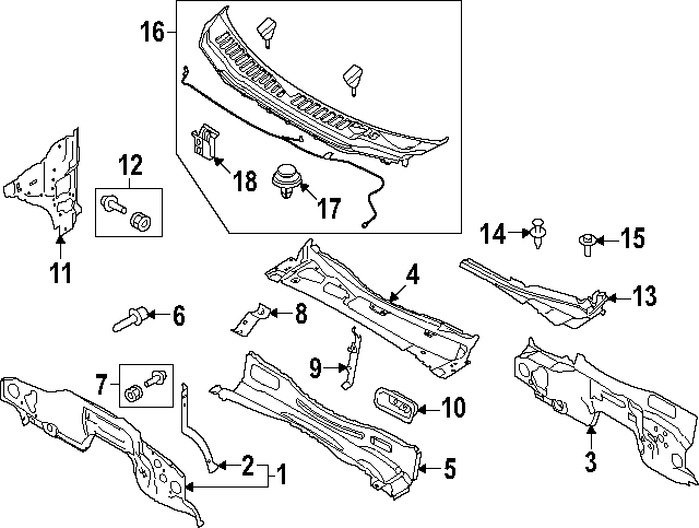 2023-2024 Ford Insulator PC3Z-1001588-B | OEM Parts Online