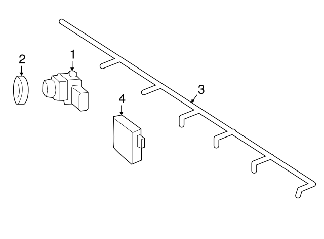 253-540-28-00 - Wire Harness 2016-2019 Mercedes-Benz | Mercedes-Benz ...