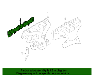 2012-2019 Nissan Manifold Gasket 14036-1KT0A | Temecula Nissan Parts