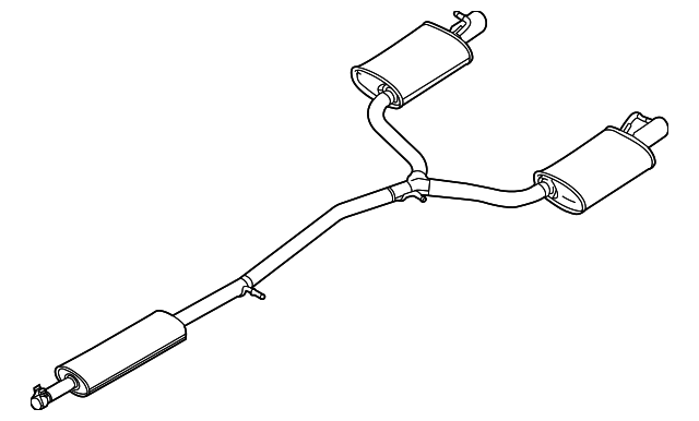 2016-2019 Ford Explorer Muffler fb5z5230a | TascaParts.com