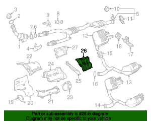 205-680-13-22-64 - Heat Shield 2017-2020 Mercedes-Benz | Mercedes-Benz ...