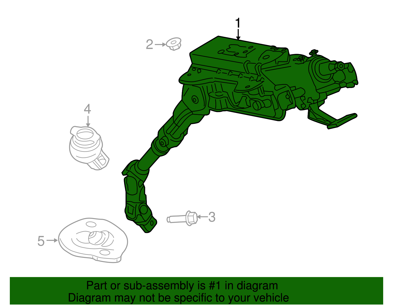 LK4Z-3C529-D - Steering Column 2020-2024 Ford | AutoNation Parts