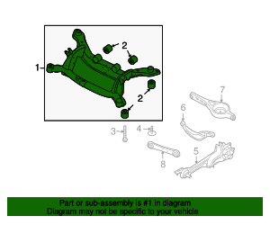 2008-2016 Volvo Cross-Member 31317234 | TascaParts.com