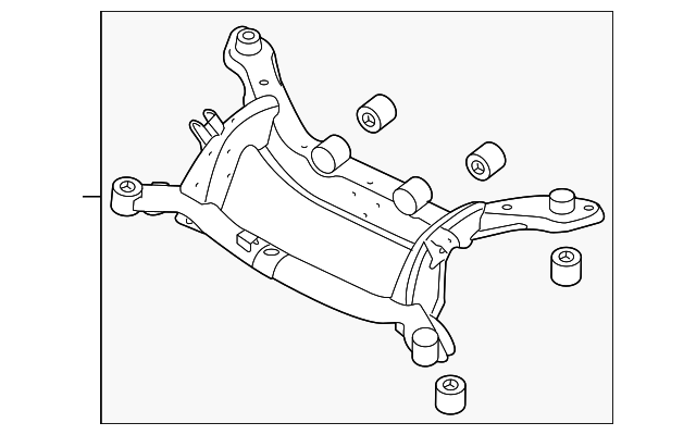 2008-2016 Volvo Cross-Member 31317234 | TascaParts.com