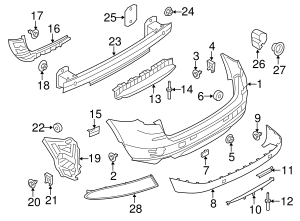 2011-2014 BMW X3 Bumper Cover 51-12-7-278-474 | BMWPartsDirect.com