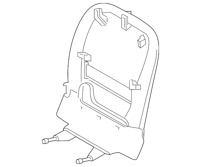 LR112340 - Seat Back Panel - 2018-2020 Land-Rover | Land Rover Lake Bluff