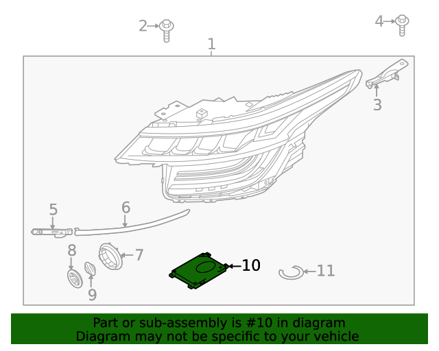 92180-Q5210 - Led Unit 2021-2023 Kia Seltos | Kia.Parts Store