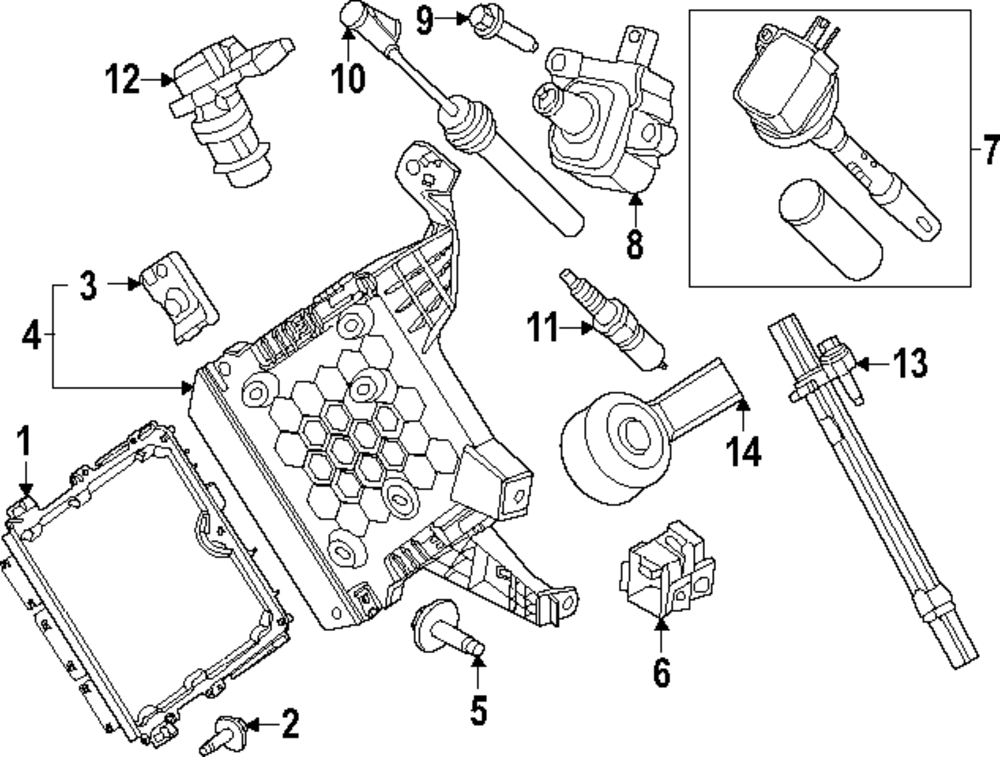 PR3Z-12A650-H - Eec Module 2024 Ford Mustang | Big 3 Auto Parts