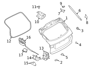 2018-2020 Jaguar Lift Gate Plug C2Z12705 | JaguarParts.com