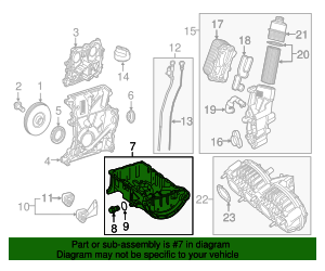 133-010-00-13 - Oil Pan 2014-2019 Mercedes-Benz | Mercedes-Benz USA Parts