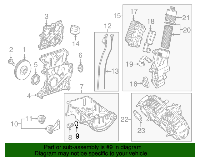 007603-014106 - Engine Oil Drain Plug Gasket 1985-2024 Mercedes-Benz ...
