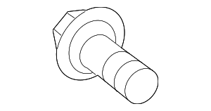 000-990-21-08 - Engine Harmonic Balancer Bolt 2014-2020 Mercedes-Benz ...