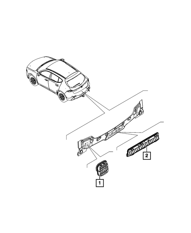 2015-2023 Mopar Exhauster, Lift-Gate 68418023AA | Mopar Estores
