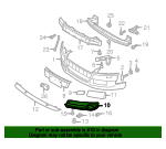 8J0-807-682-F-01C - Outer Grille 2008-2010 Audi | Audi OEM Parts