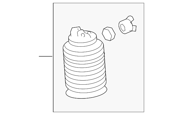 2005-2007 Toyota Sequoia Air Suspension Compressor (Left, Right, Rear ...