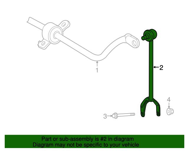 2007-2017 Lexus Stabilizer Link 48840-50020 | LexusOfKendall