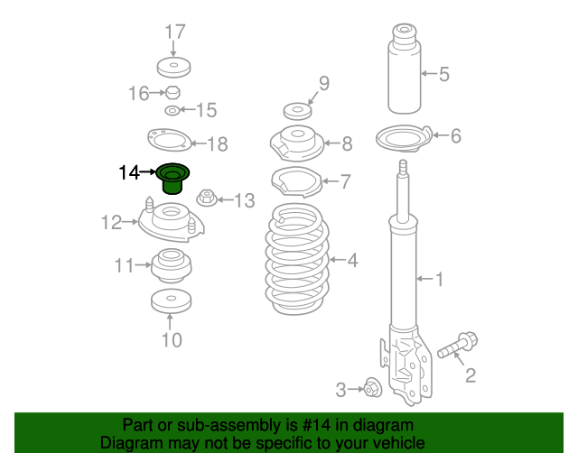 2014-2020 Mitsubishi Stopper 4060A466 | Auto Parts