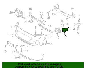 2018-2020 Hyundai Elantra GT Air Duct 86568-G3020 | OEM Parts Online