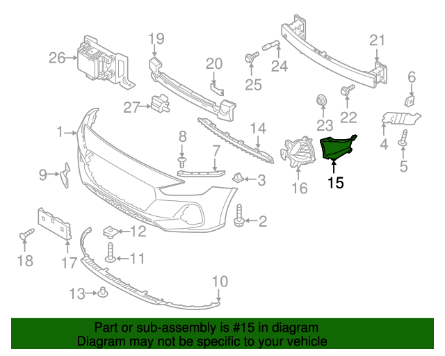 2018-2020 Hyundai Elantra GT Air Duct 86568-G3020 | OEM Parts Online