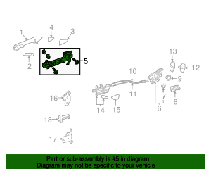 2015-2021 Lexus Handle Base 69204-78010 | OEM Parts Online