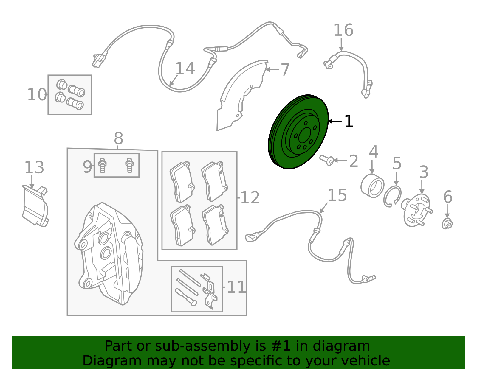 LR161894 - 2018-2025 Land Rover - Brake Rotor | Land Rover Parts Now